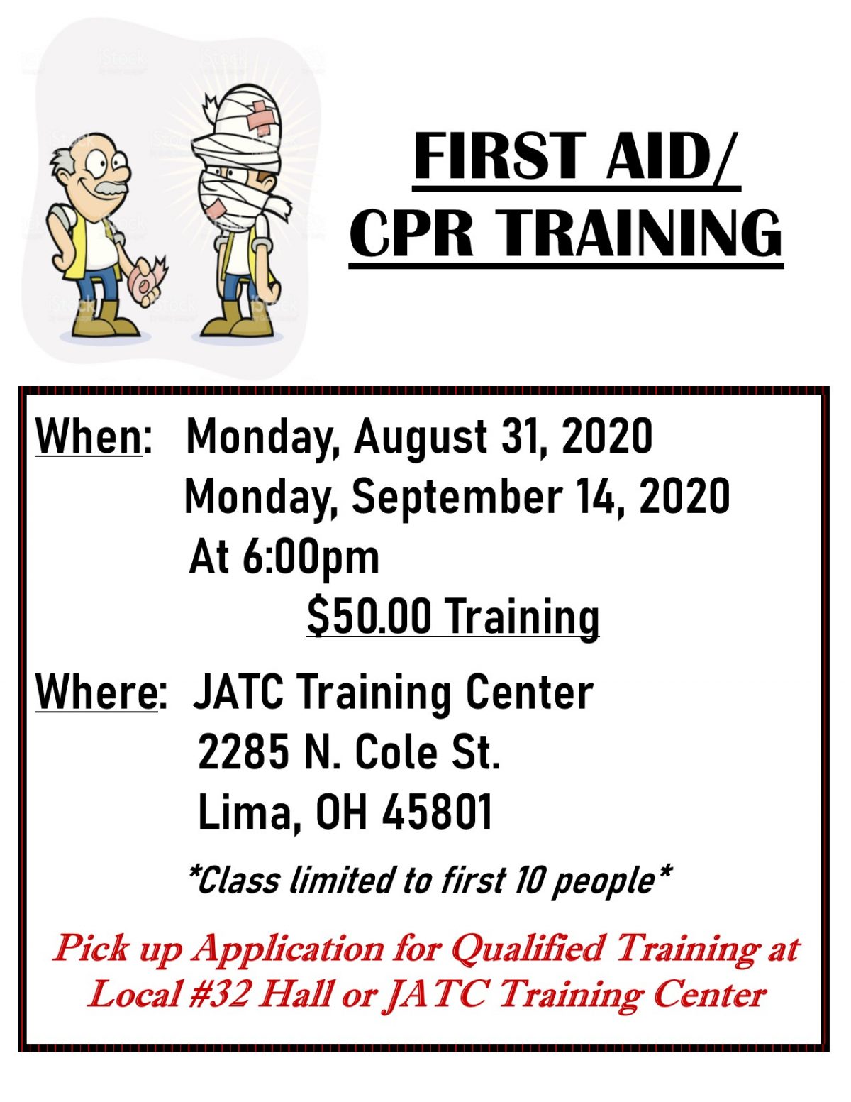 First aid-cpr flyer | IBEW Local 32