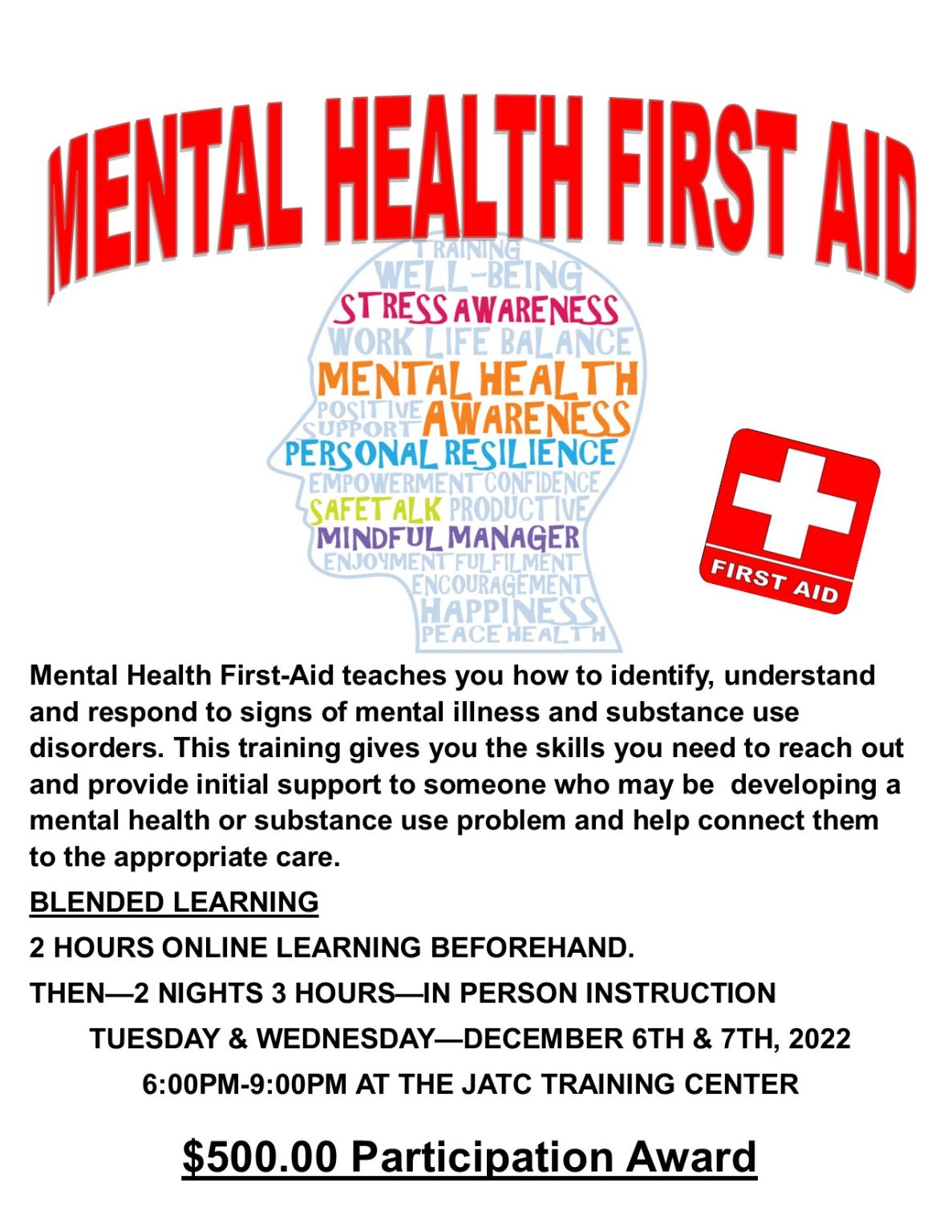 Mental Health FIrst AId FLyer | IBEW Local 32